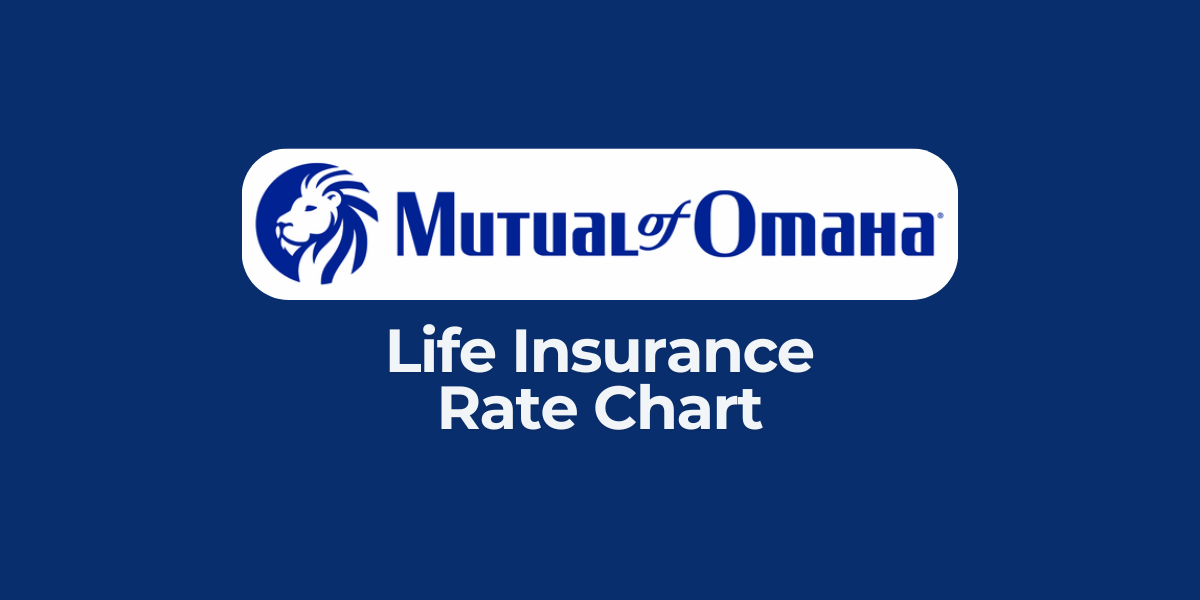 Mutual of Omaha Life Insurance Rate Chart 2026 (Whole Life & Burial ...